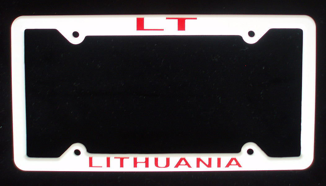 License Plate Frame (0370) – Balzekas Museum Gift Shop