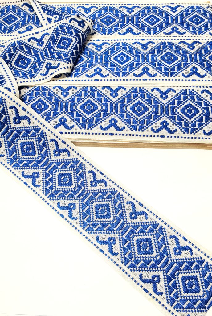 Lithuanian Sash - Blue (0902) – Balzekas Museum Gift Shop